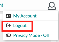 Account Information: Logging In (and Out) of Details